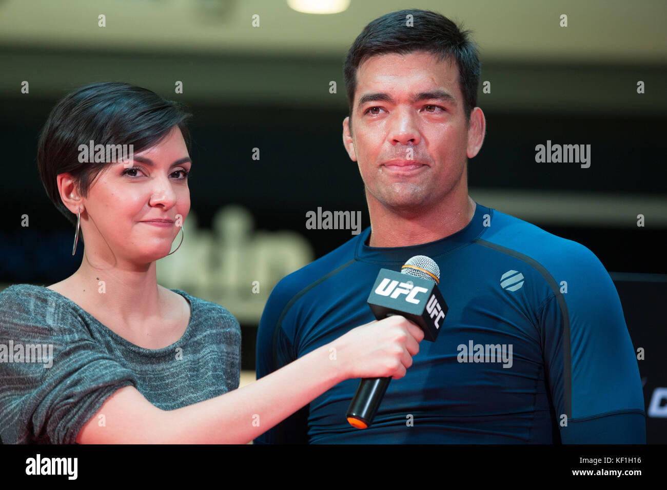 Sao Paulo, Sao Paulo, Brazil. 25th Oct, 2017. LYOTO MACHIDA, during an ...