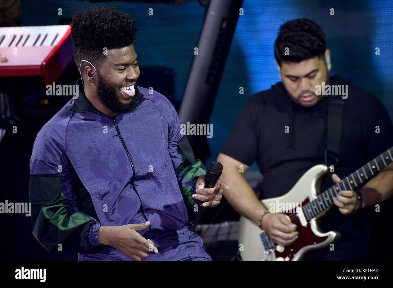 New York, NY, USA. 25th Oct, 2017. Khalid on stage for NBC Today Show ...