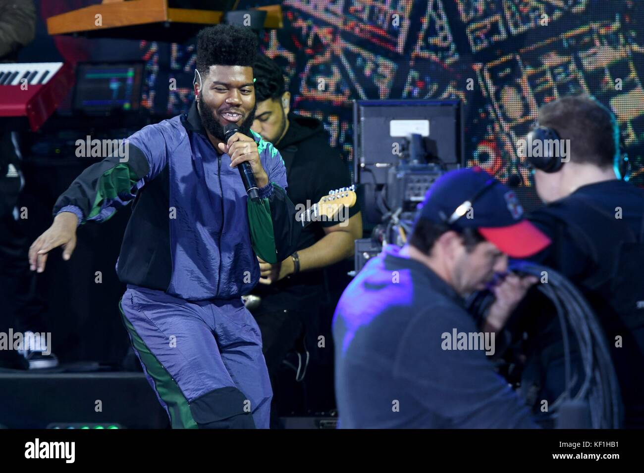 New York, NY, USA. 25th Oct, 2017. Khalid on stage for NBC Today Show ...