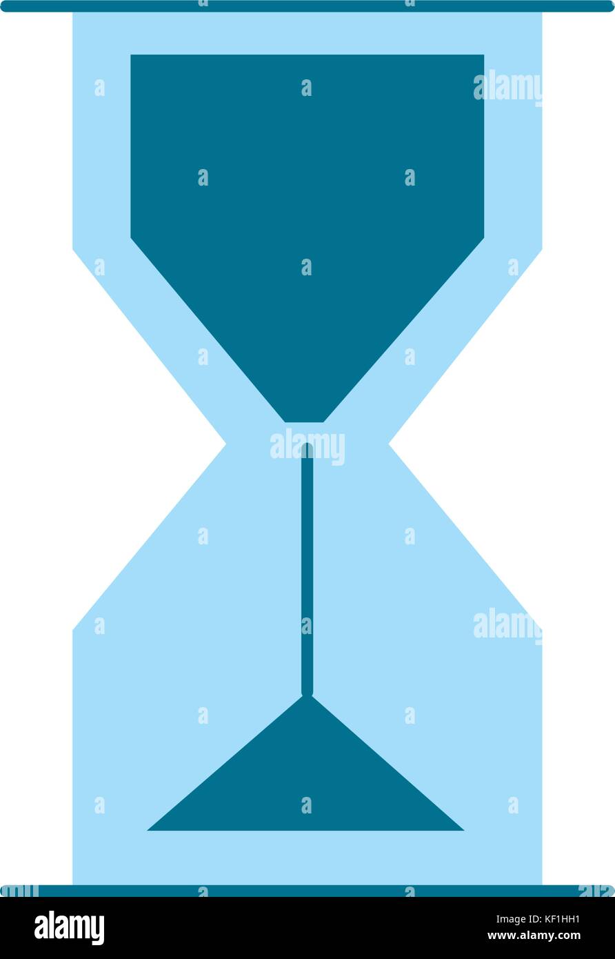 hourglass object design to know the time Stock Vector Image & Art - Alamy