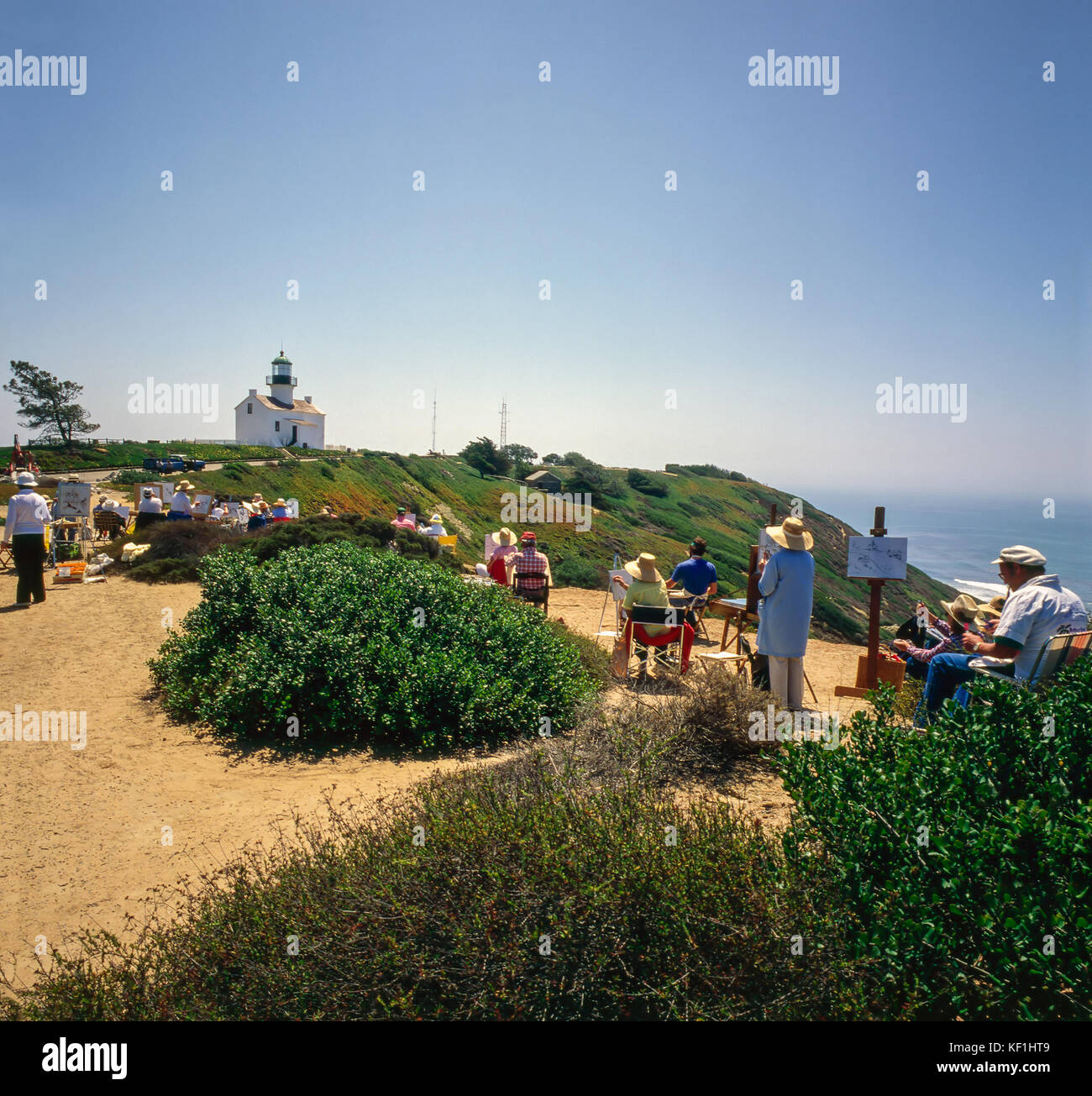 Point loma painting hi-res stock photography and images - Alamy