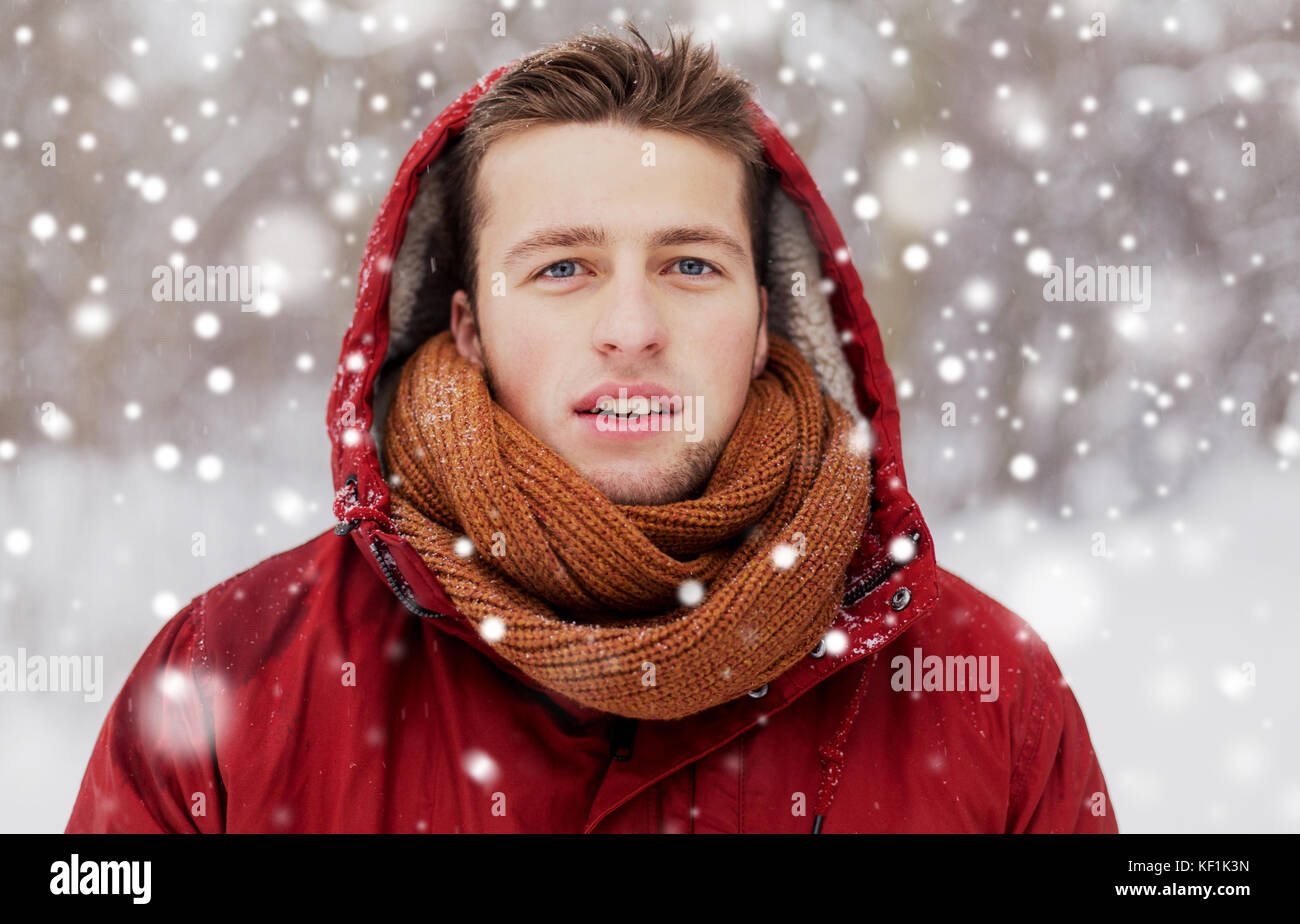 Guy wear jacket hood hi-res stock photography and images - Alamy