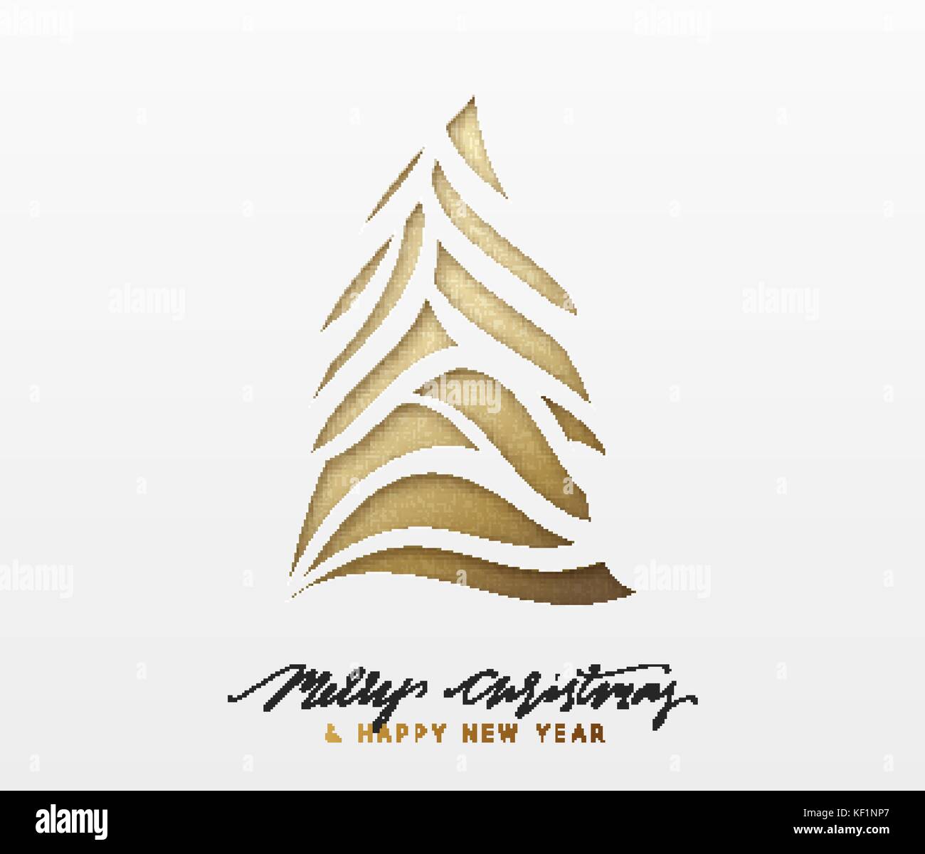 Christmas background, design Xmas golden tree of texture paper Stock ...