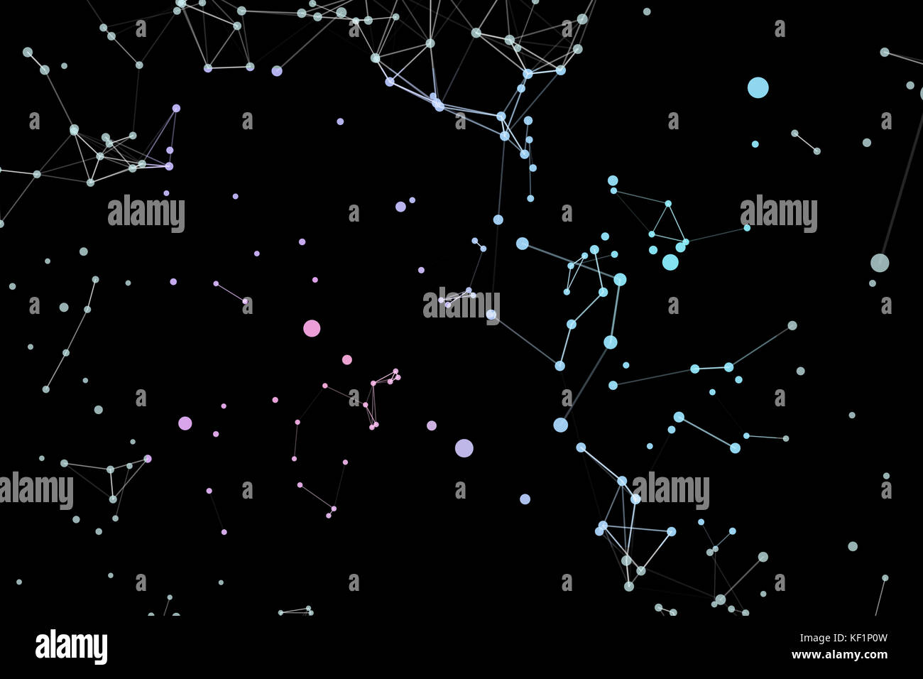 Concept of Network, internet communication. 3d illustration Stock Photo ...