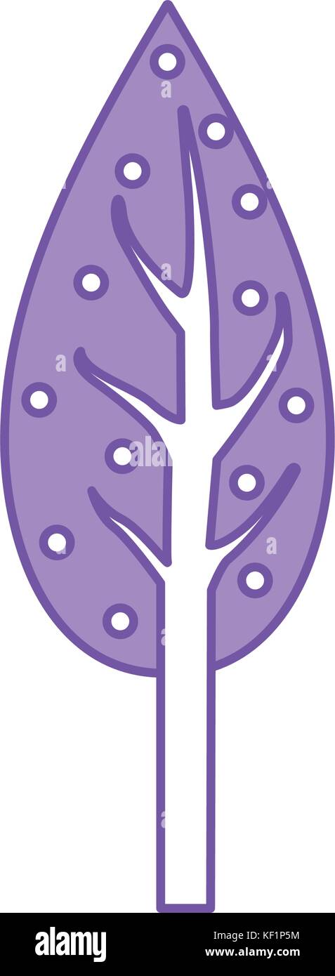 contour natual and ecological tree with branches plant Stock Vector ...
