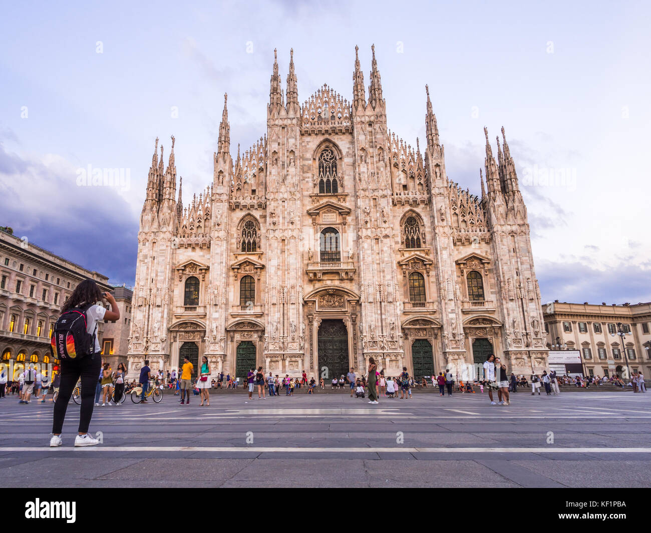 MILAN, ITALY – AUGUST 09,2017: Milan Cathedral, Duomo di Milano, short ...