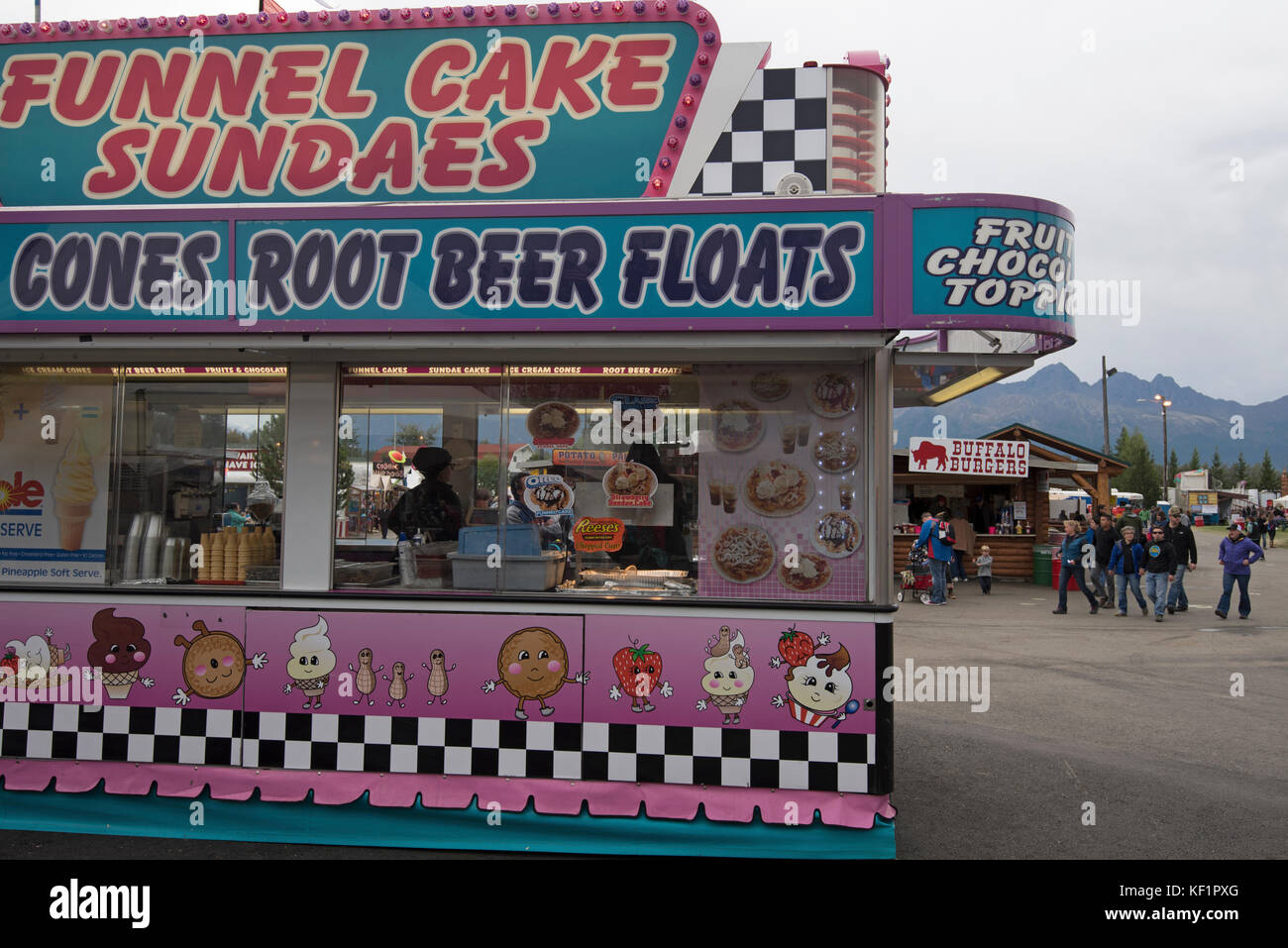 Alaska State Fair, Food, Snacks, Palmer, Alaska, USA Stock Photo - Alamy