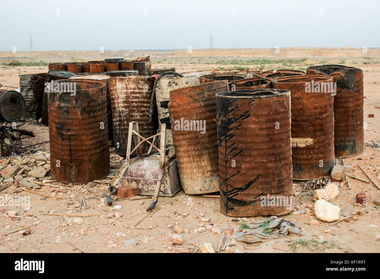 Damber Road Container Stock Photo - Alamy