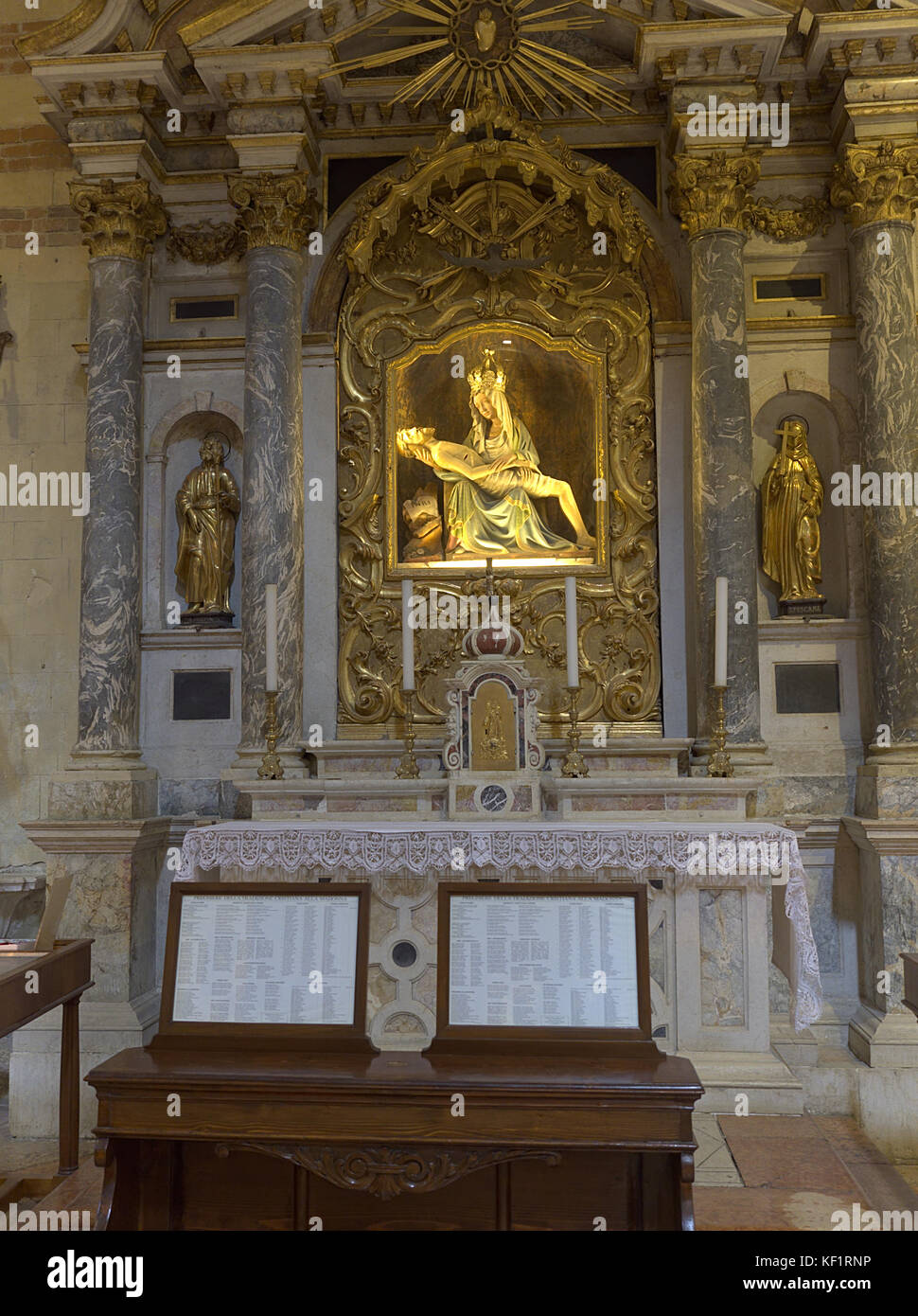Verona Veneto Italy. Basilica of San Zeno, also known as Saint Zeno ...