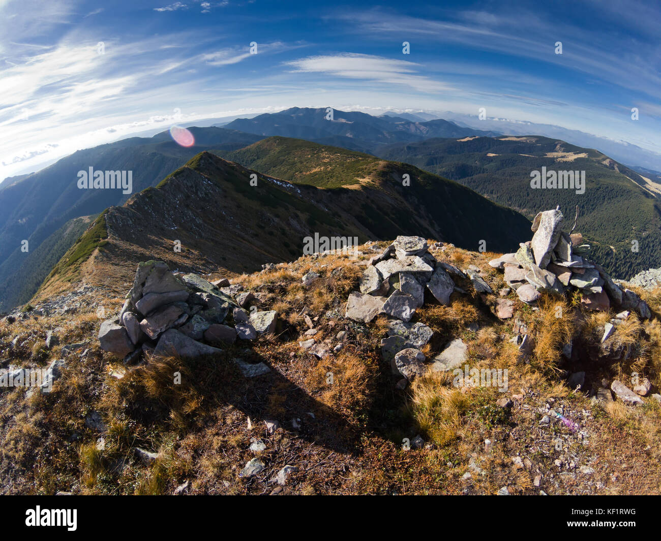 trekking in Calimani mountains, Romania Stock Photo - Alamy
