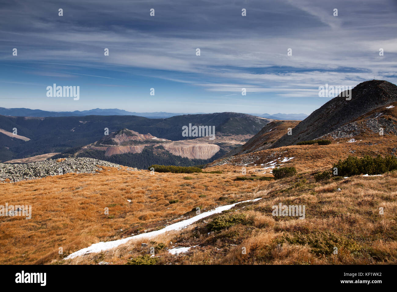 trekking in Calimani mountains, Romania Stock Photo - Alamy