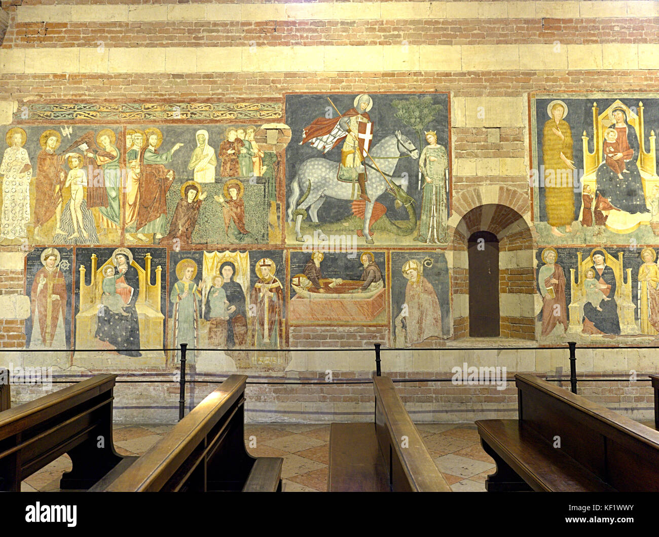 Verona Veneto Italy. Basilica of San Zeno, also known as Saint Zeno ...