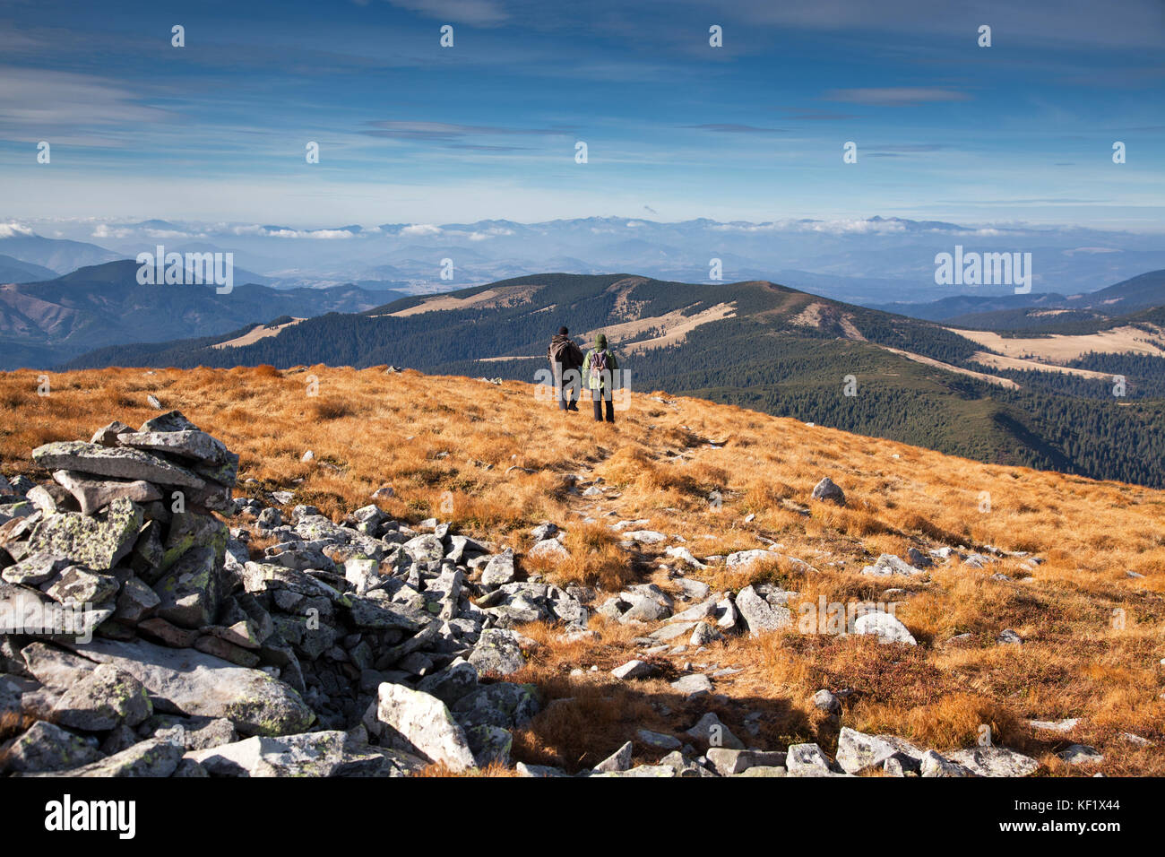 trekking in Calimani mountains, Romania Stock Photo - Alamy