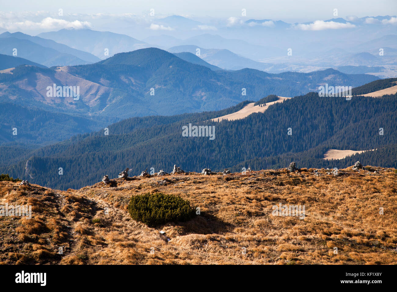 trekking in Calimani mountains, Romania Stock Photo - Alamy