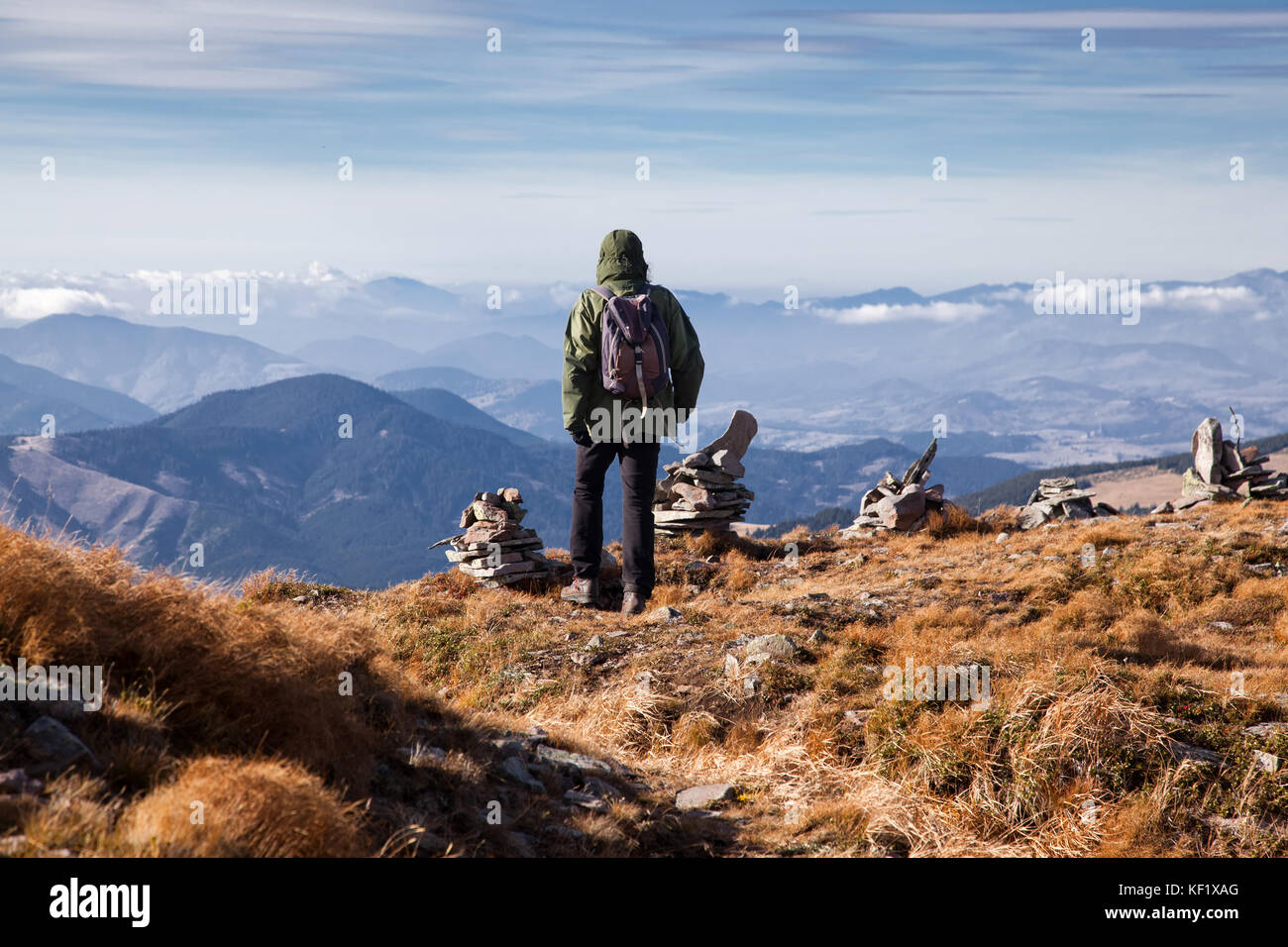 trekking in Calimani mountains, Romania Stock Photo - Alamy