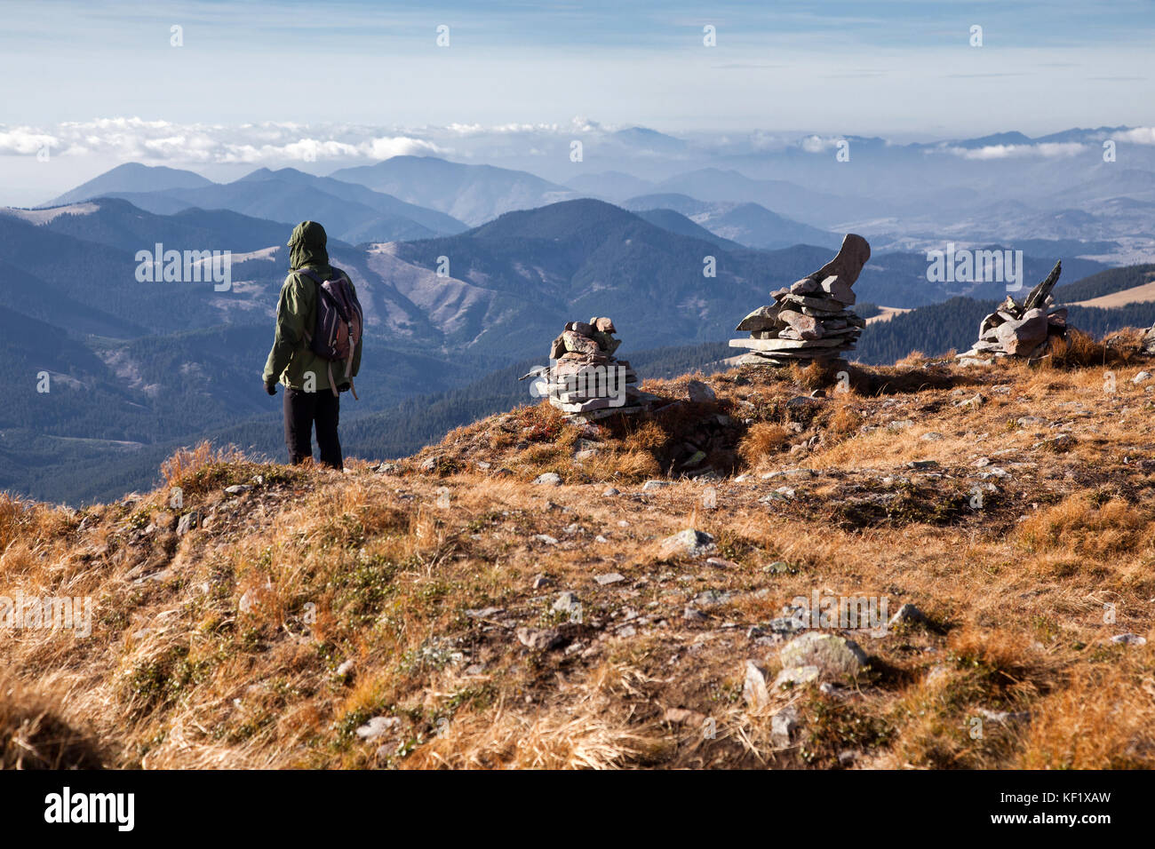 trekking in Calimani mountains, Romania Stock Photo - Alamy