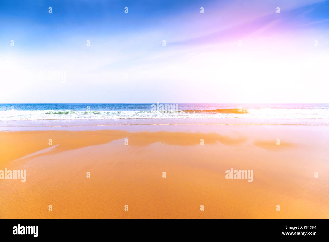 Beach marine scenery Stock Photo - Alamy