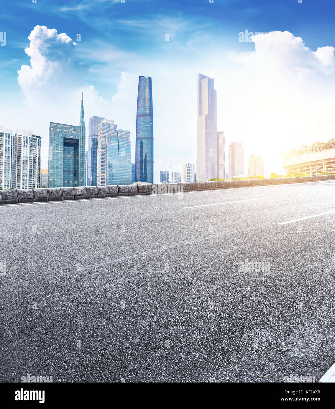 Urban road without car Stock Photo - Alamy