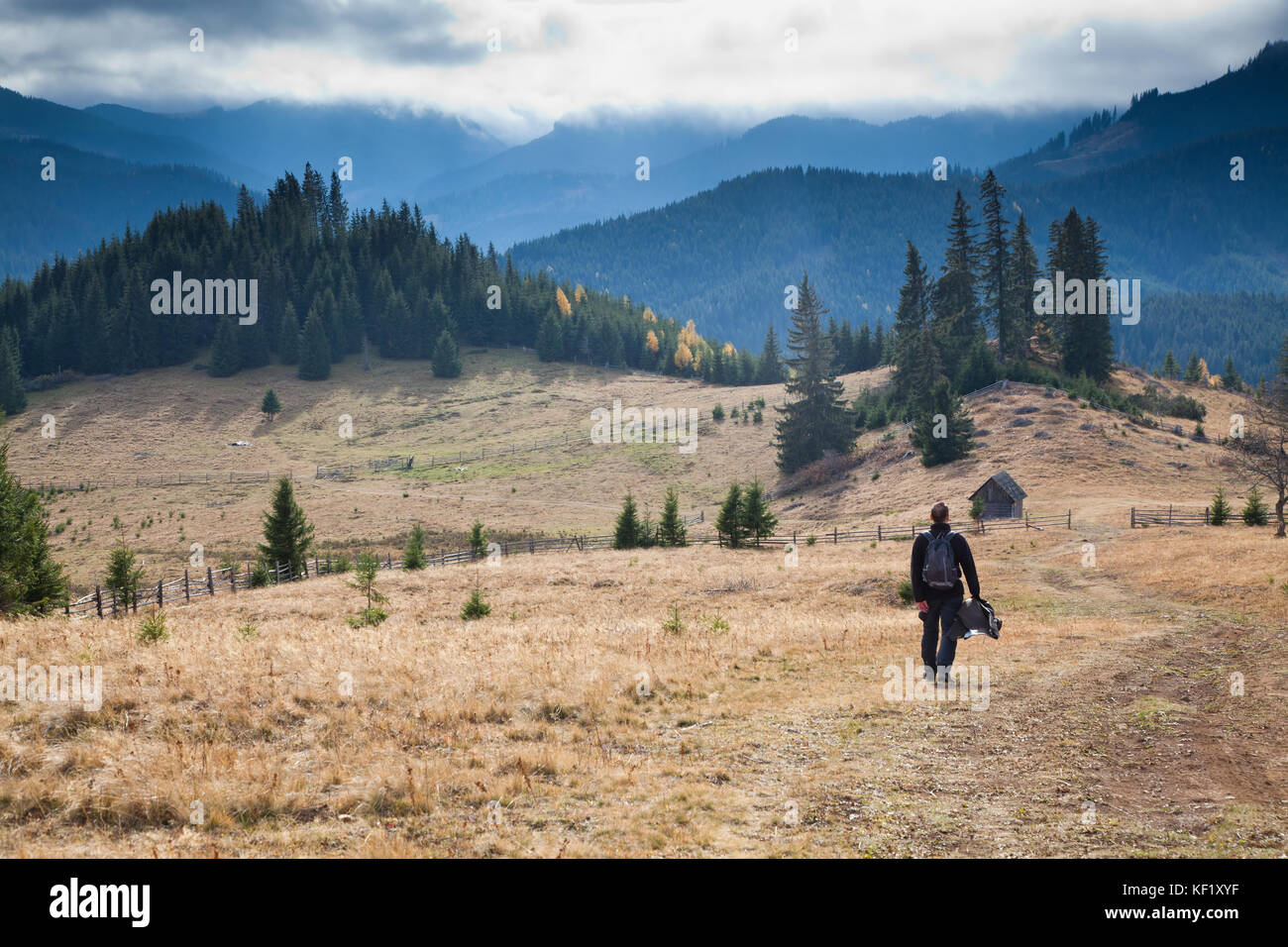 trekking in Calimani mountains, Romania Stock Photo - Alamy