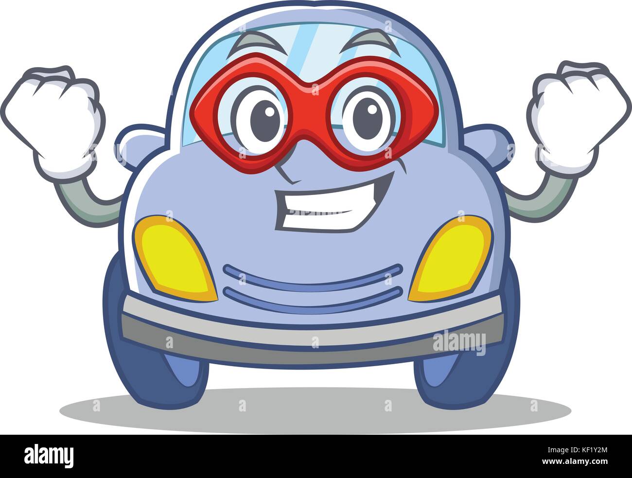 Super hero cute car character cartoon Stock Vector Image & Art - Alamy