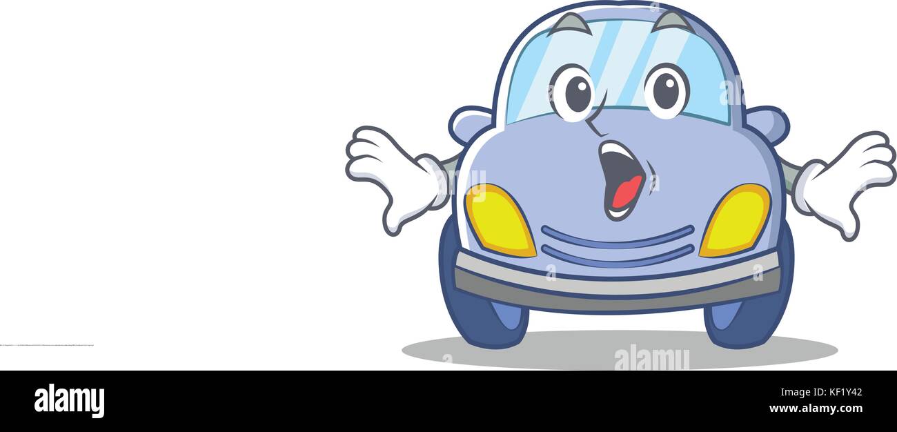 Surprised by car Stock Vector Images - Alamy
