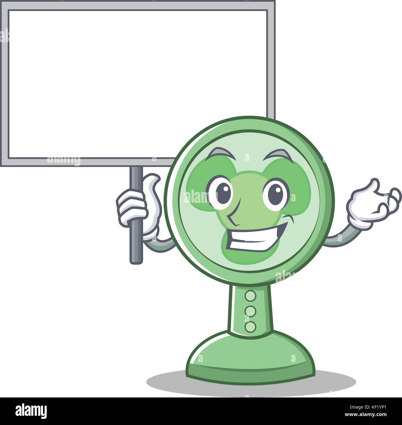 Fan blowing face Stock Vector Images - Alamy