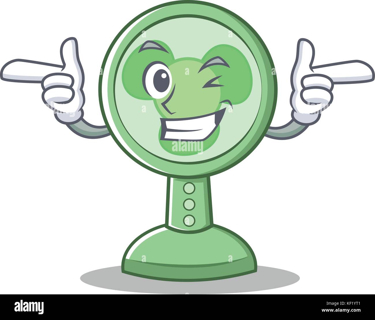 Wink fan character cartoon style Stock Vector Image & Art - Alamy