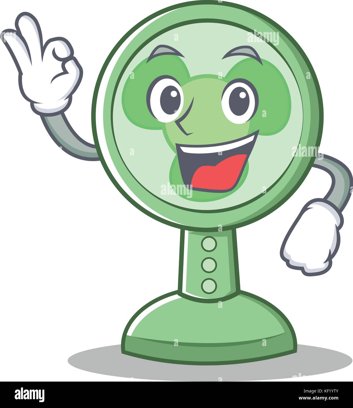 Okay fan character cartoon style Stock Vector Image & Art - Alamy