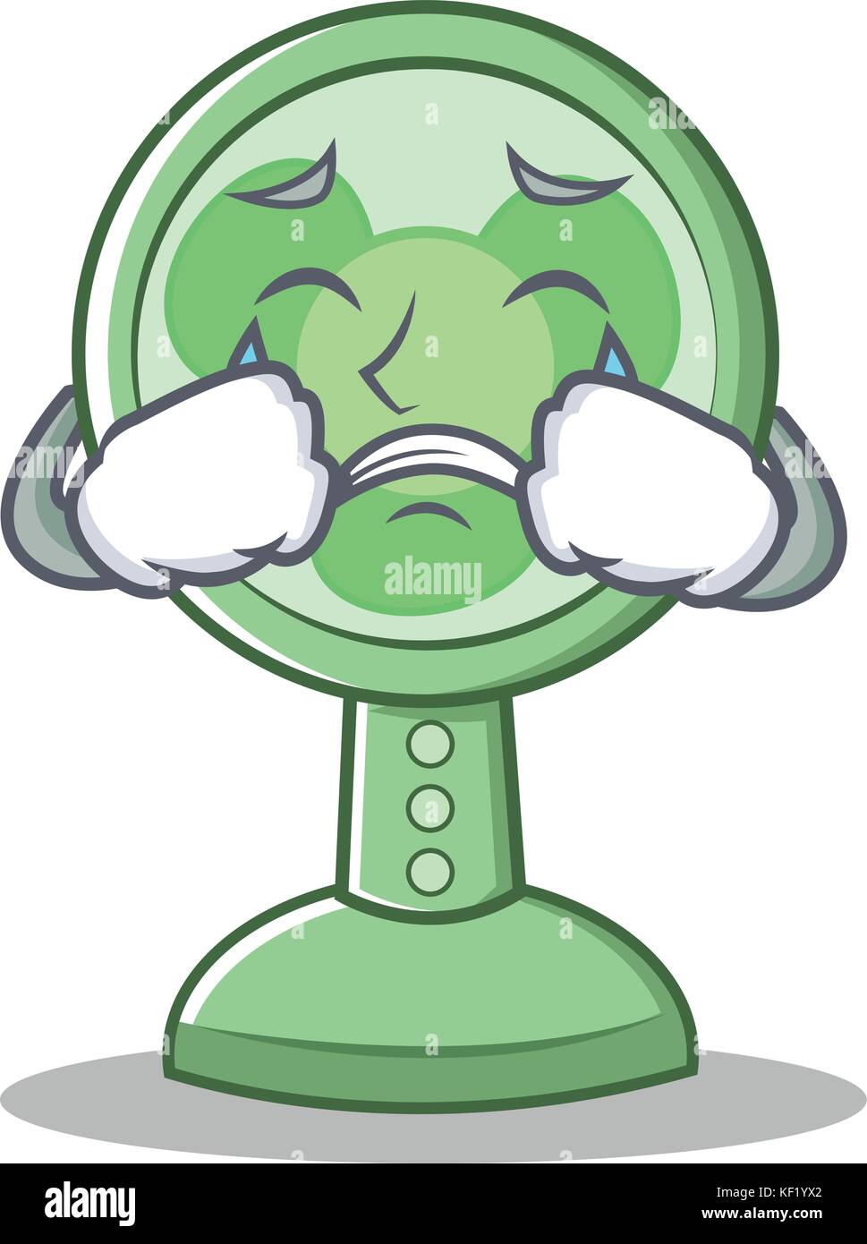 Crying fan character cartoon style Stock Vector Image & Art - Alamy