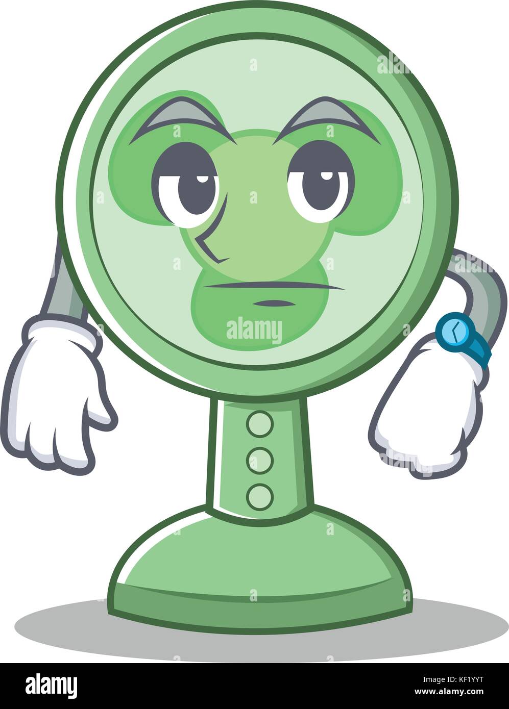 Waiting fan character cartoon style Stock Vector Image & Art - Alamy