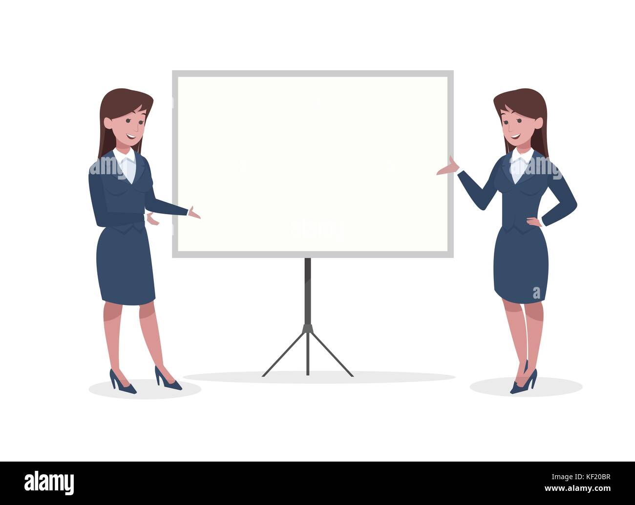 Set of corporate and business character for print and web purpose Stock ...
