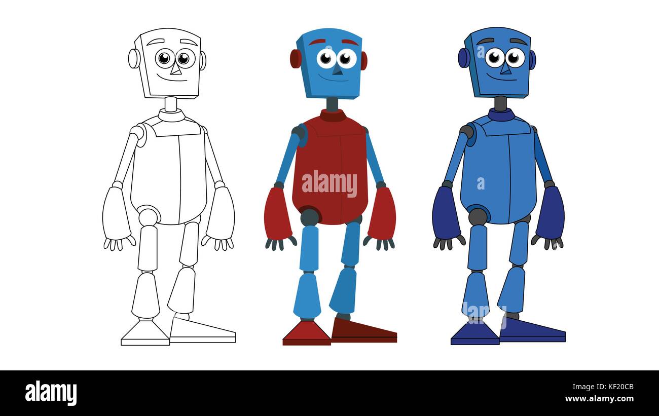 Humanoid Robot for print and web purpose Stock Vector Image & Art - Alamy