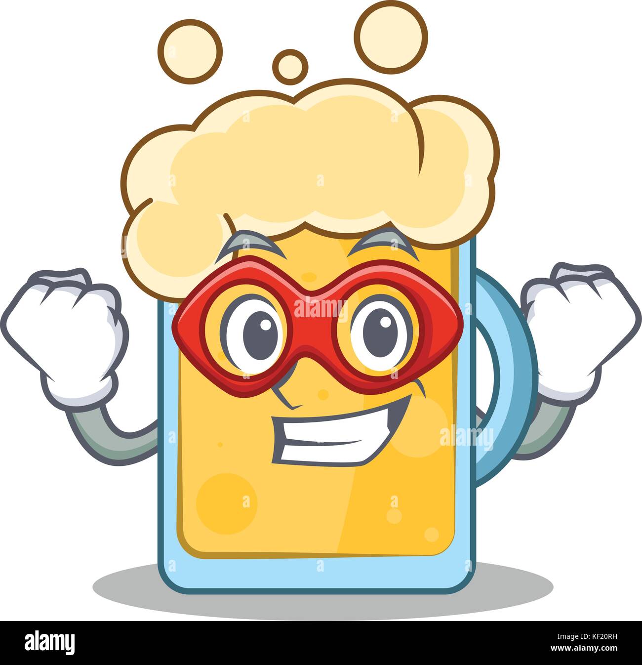 Super hero beer character cartoon style Stock Vector Image & Art - Alamy
