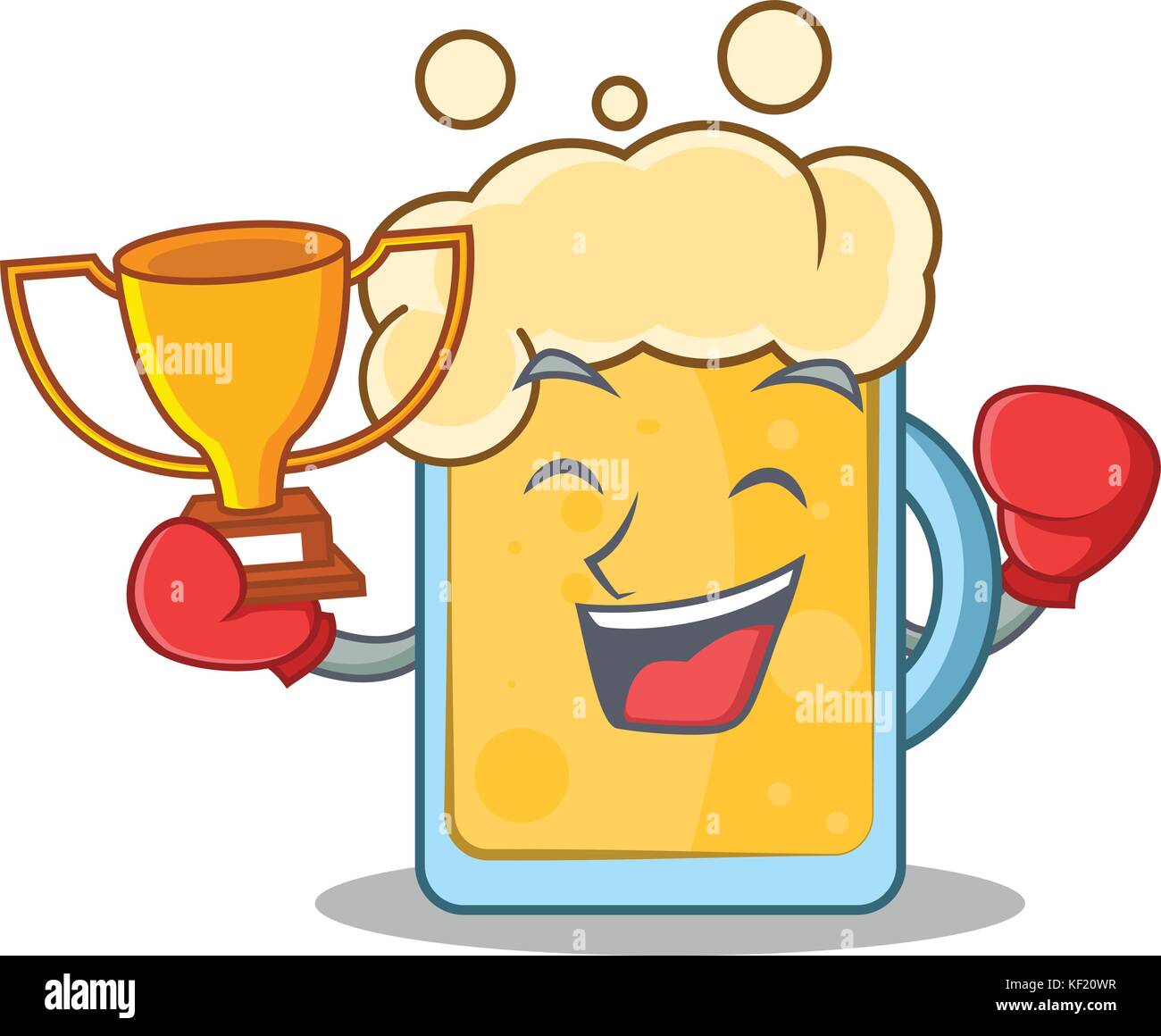 Boxing beer character cartoon style Stock Vector Image & Art - Alamy