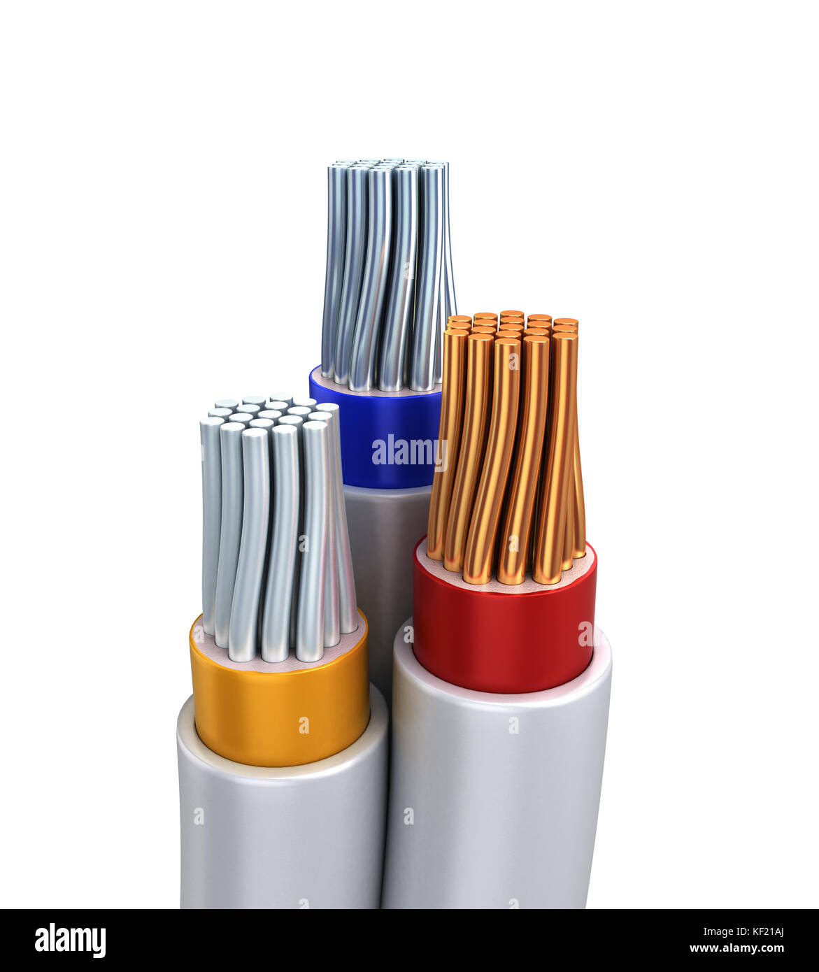 Electricity cable cross section hi-res stock photography and images - Alamy