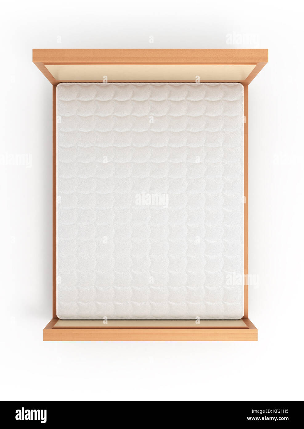 Wooden bed Cut Out Stock Images & Pictures - Alamy