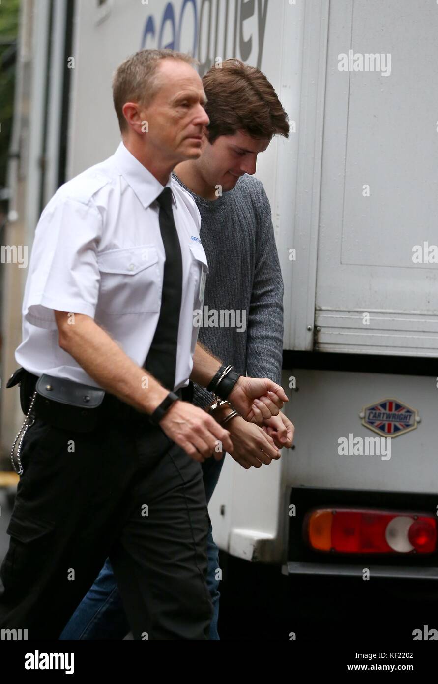 Daryll Rowe arrives at Lewes Crown Court. Rowe is accused of ...