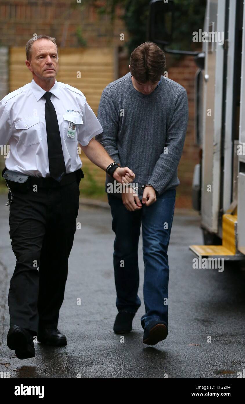 Daryll Rowe arrives at Lewes Crown Court. Rowe is accused of ...