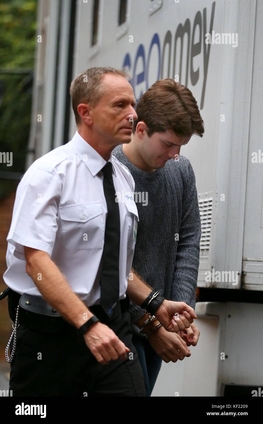 Daryll Rowe arrives at Lewes Crown Court. Rowe is accused of ...