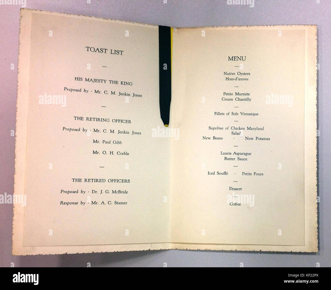 National Railway Museum LNER Royal Station Hotel York Menu 26th ...
