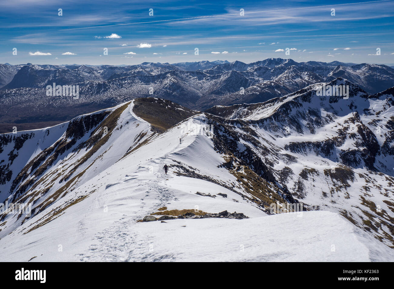 Approaching the summit Stock Photo - Alamy
