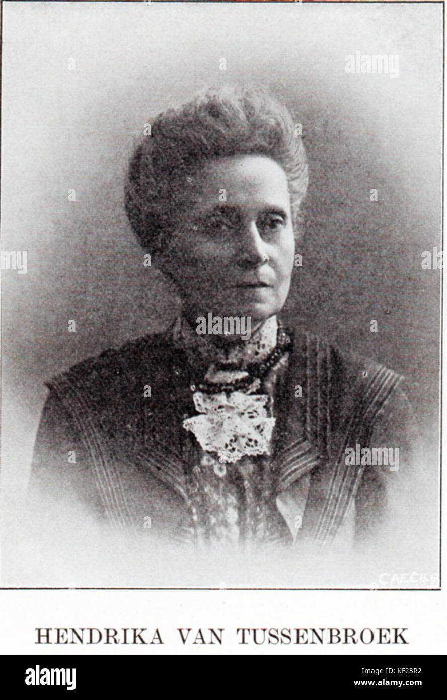 Hendrika van Tussenbroek, 1912 Stock Photo - Alamy