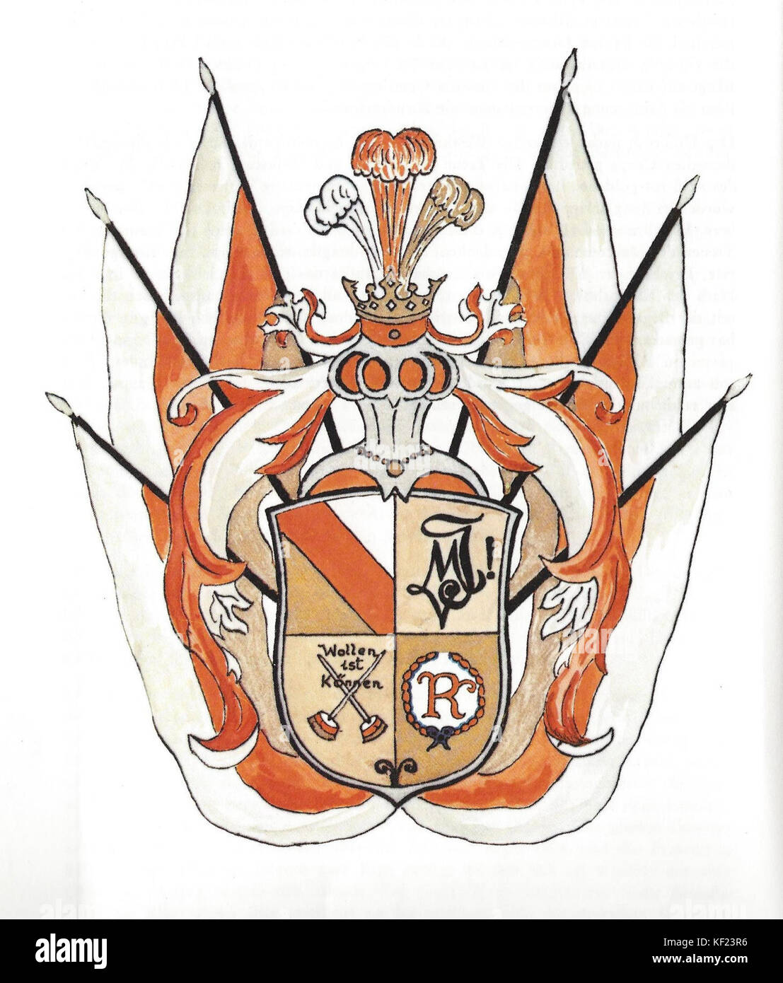 Marcomannia Riga (Wappen Stock Photo - Alamy