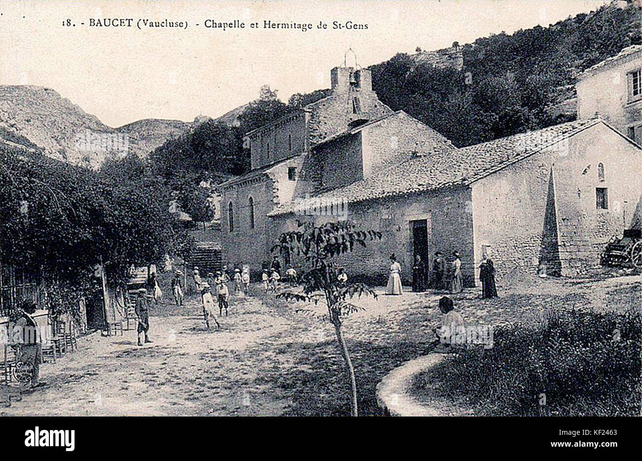 Le Beaucet Ermitage Saint Gens Stock Photo - Alamy