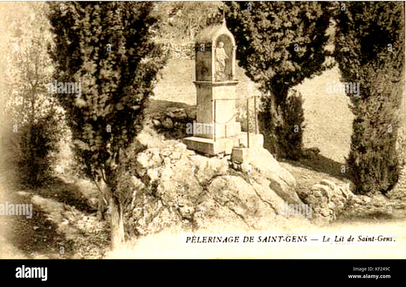 Le Beaucet Oratoire du lit de Saint Gens Stock Photo - Alamy