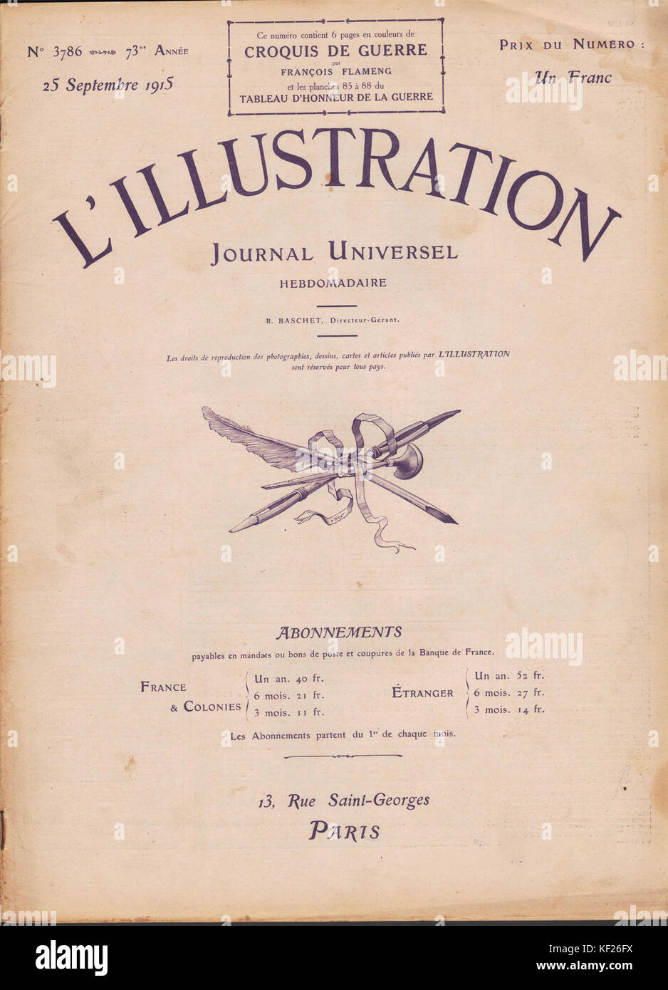 This image represents the front cover of a historical document dated ...