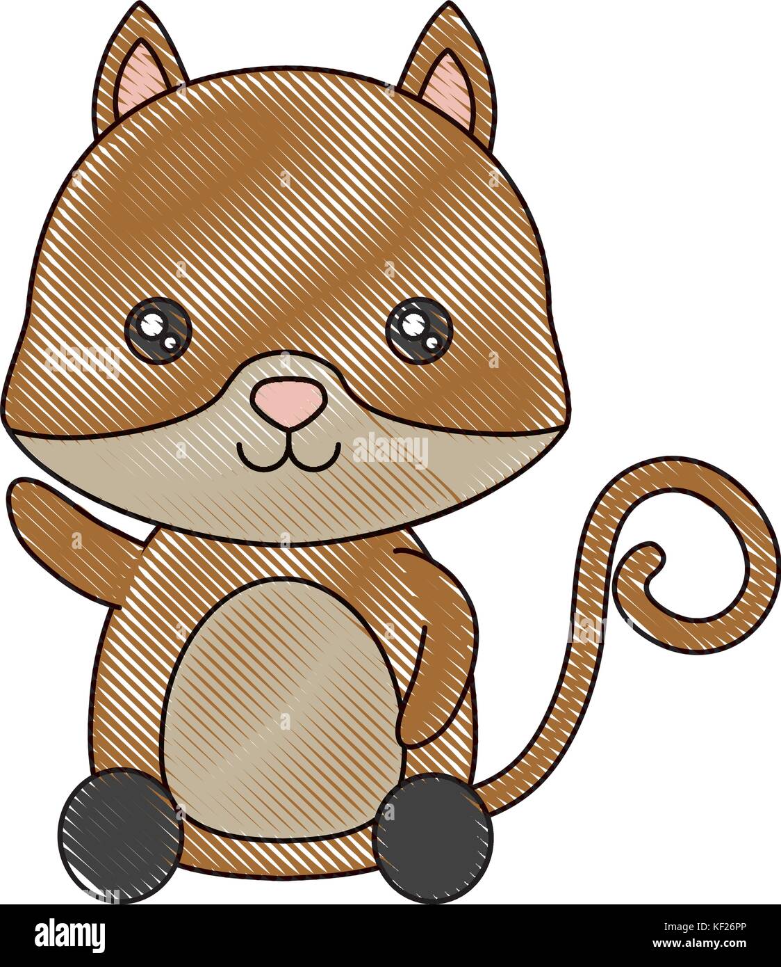 cute squirrel icon over white background vector illustration Stock ...