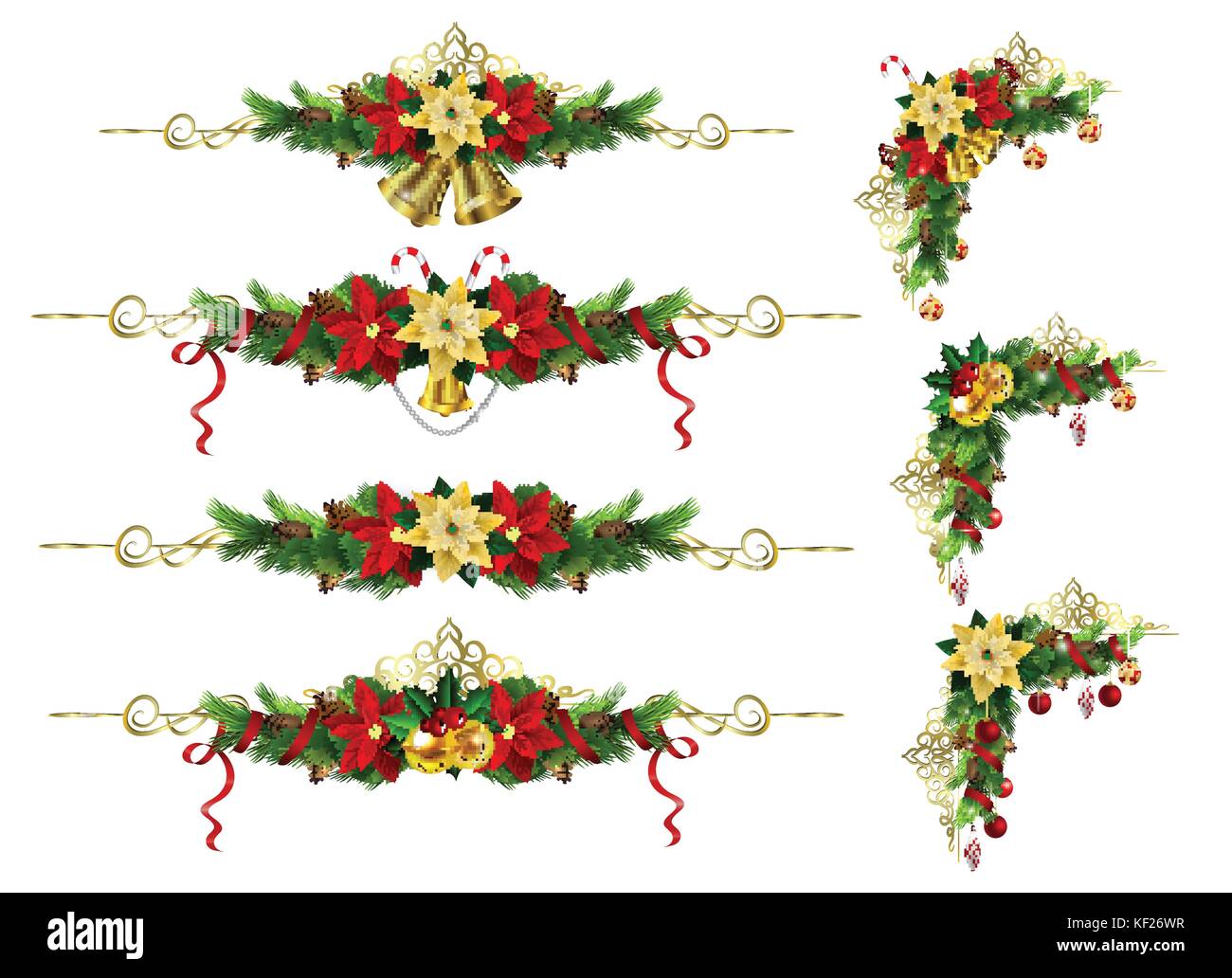 Christmas elements for your designs Stock Vector Image & Art - Alamy