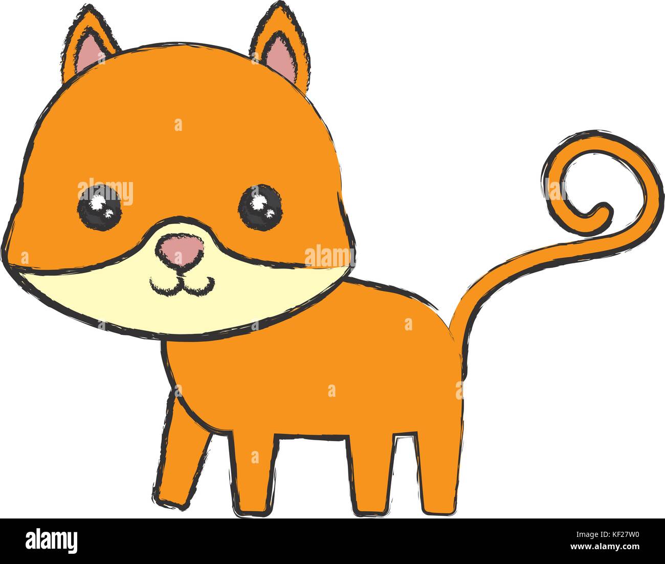 cute squirrel icon over white background vector illustration Stock ...