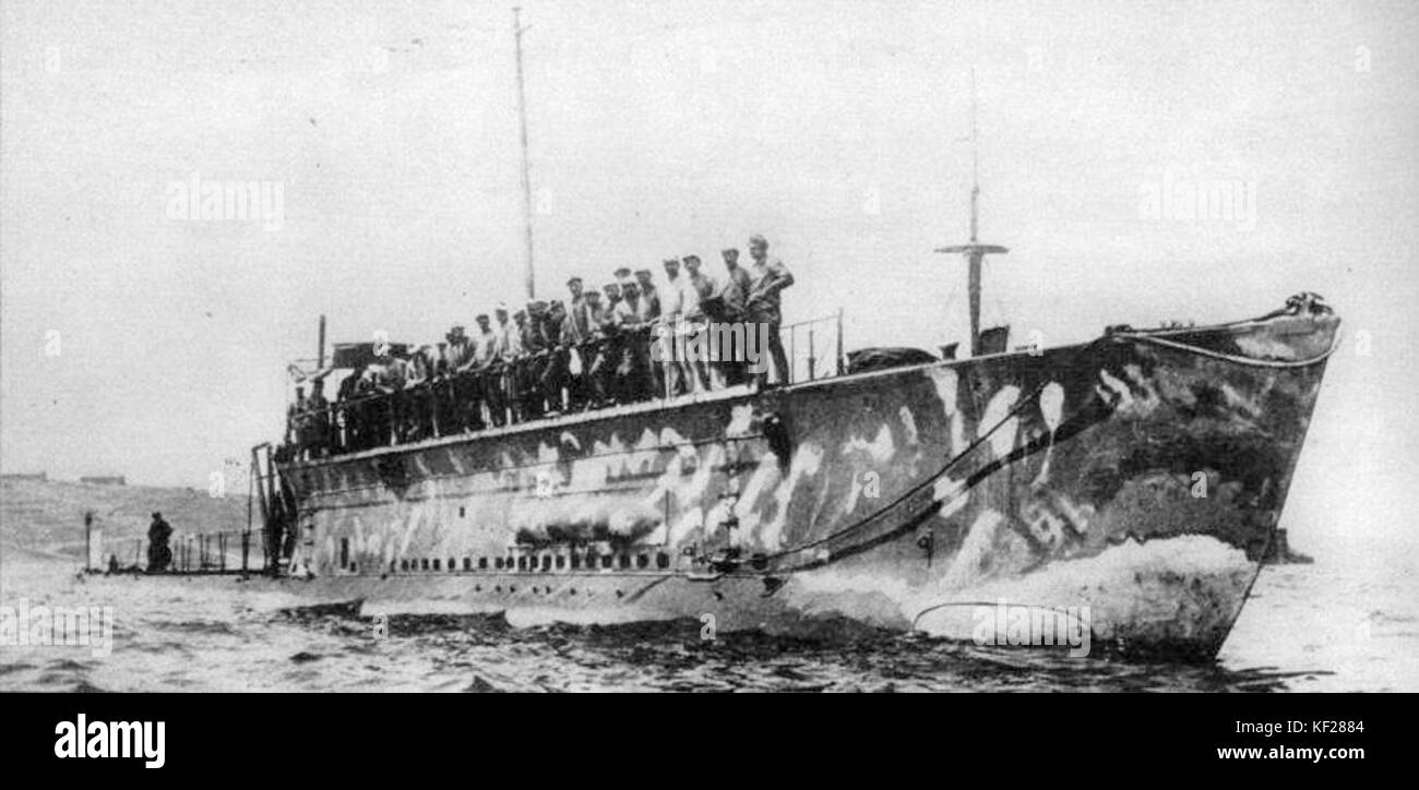 Franse duikboot WO I Stock Photo - Alamy